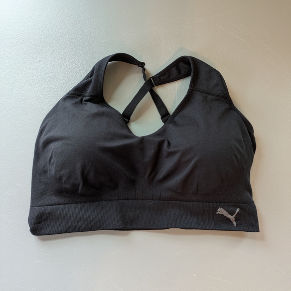 Puma | Intimates & Sleepwear | Puma Womens Black Sports Bra | Poshmark